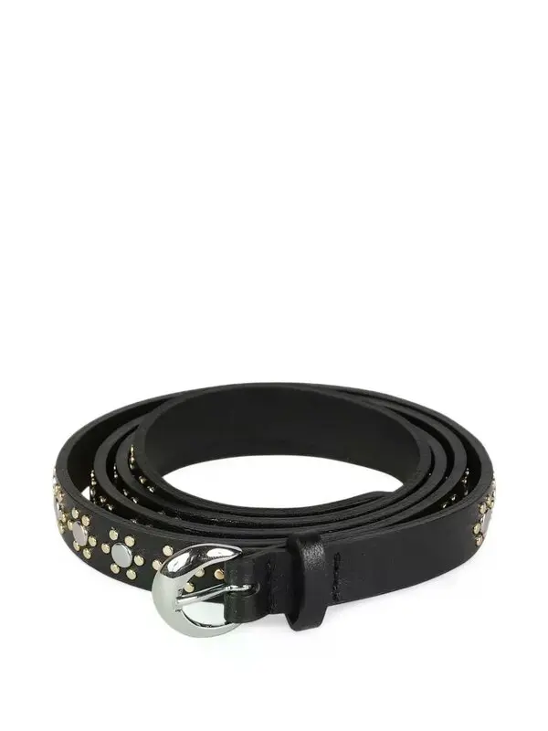 Orciani Studded Leather Belt