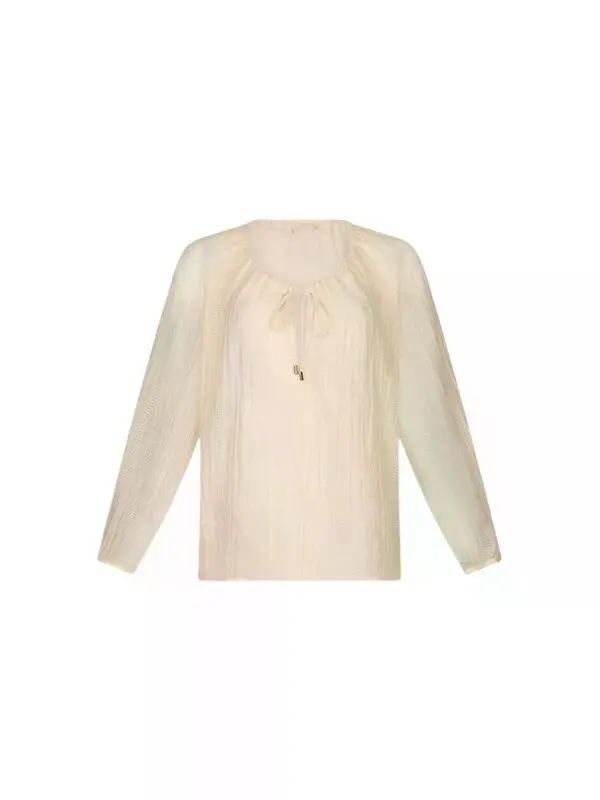 Liu Jo Sheer Vertical-stripe Blouse