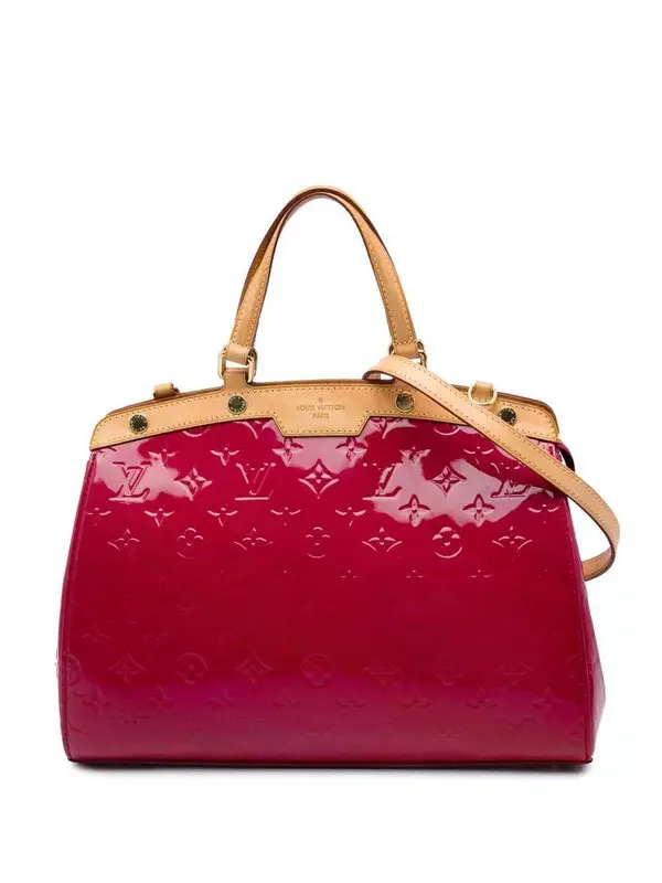 LOUIS VUITTON 2014 Monogram Vernis Brea Mm Satchel