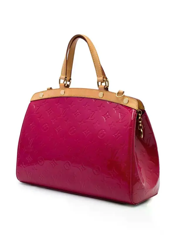 LOUIS VUITTON 2014 Monogram Vernis Brea Mm Satchel