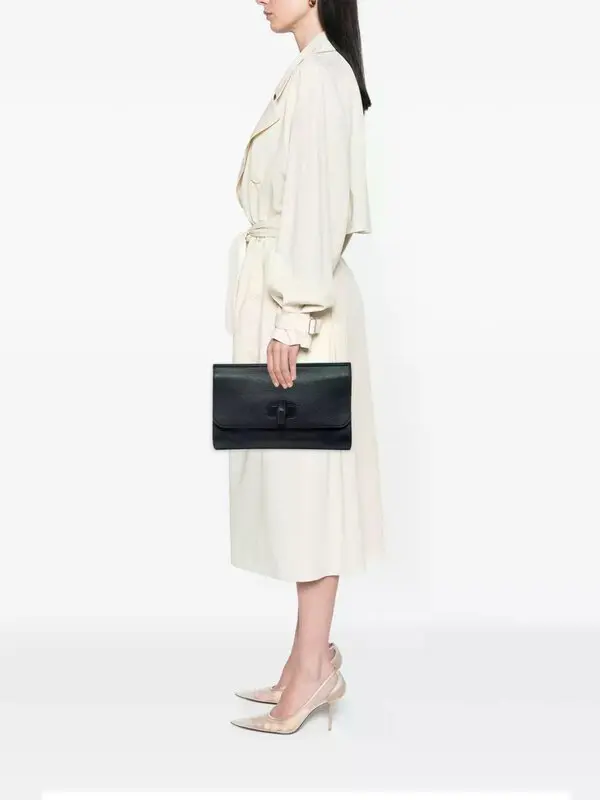 Gucci 2016-2026 Calfskin Bamboo Daily Clutch Bag