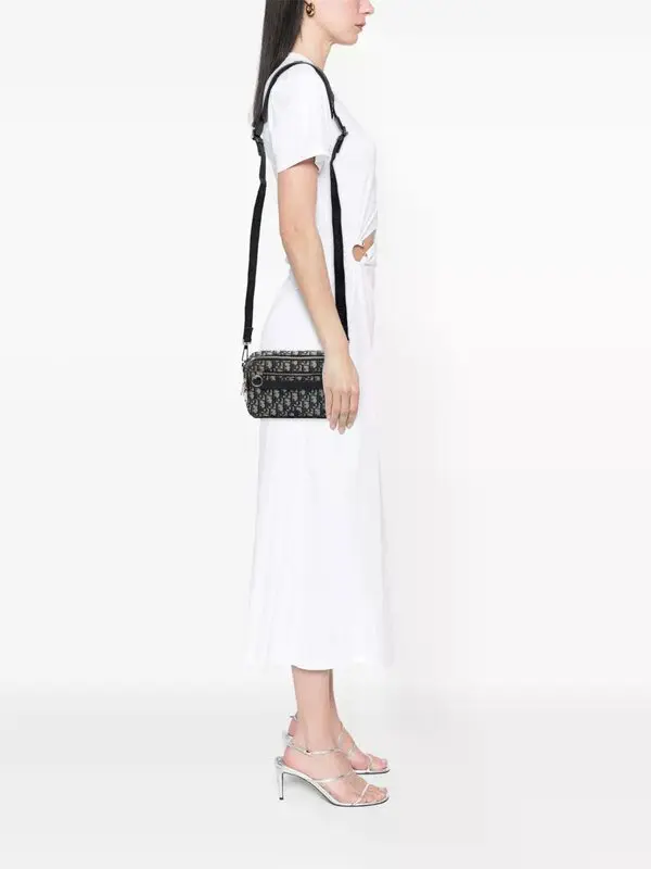 Dior 2019 Mini Oblique Canvas Safari Crossbody Bag