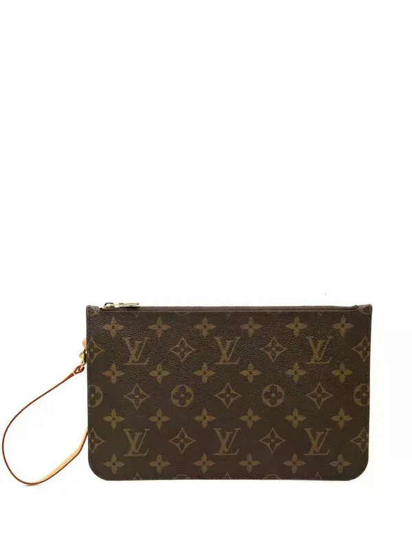 LOUIS VUITTON 2015 Monogram Neverfull Mm Pouch