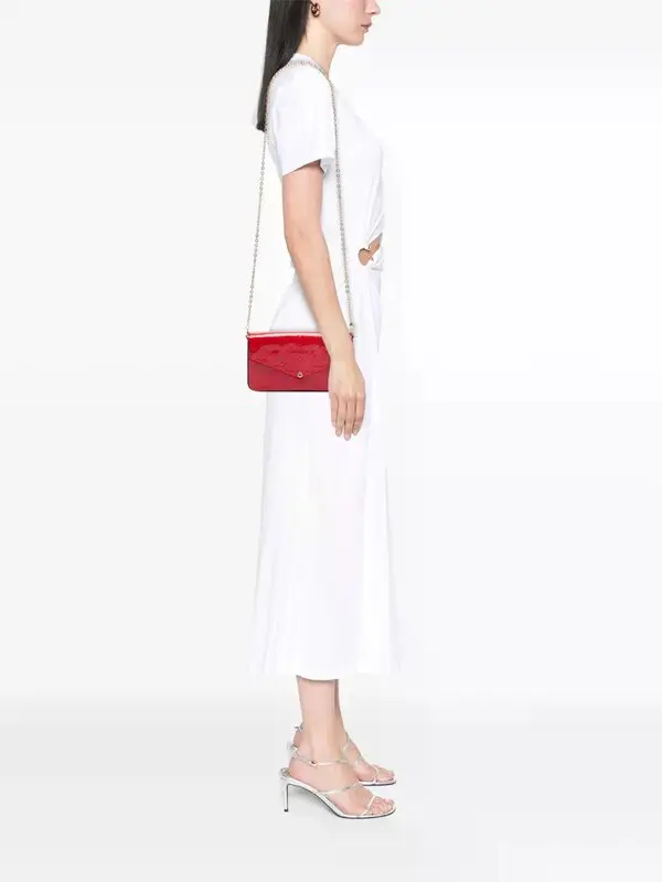 LOUIS VUITTON 2018 Monogram Vernis Pochette Felicie Crossbody Bag