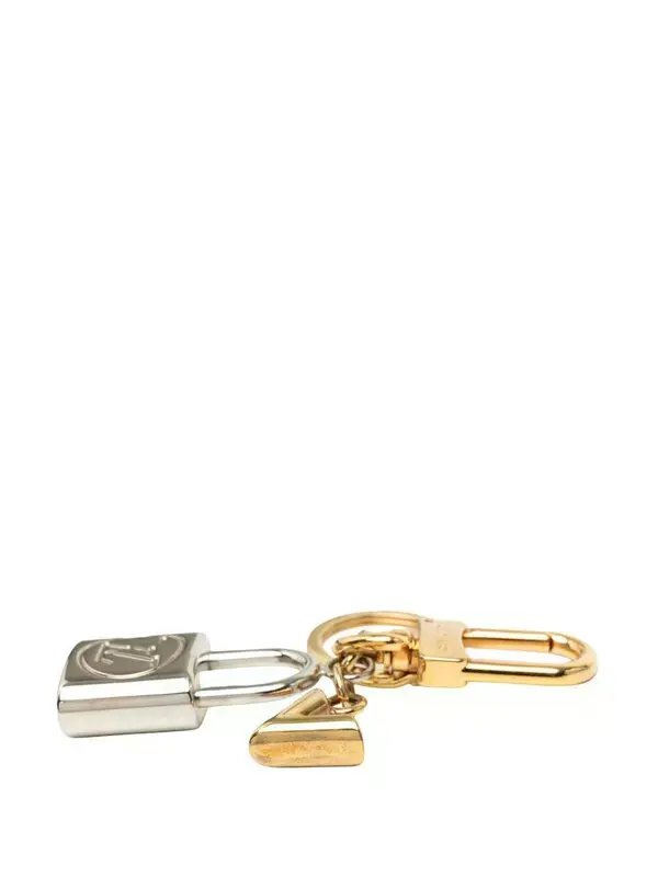 LOUIS VUITTON 2016 Plated And Brass Kaleido V Bag Charm And Holder Key Chain