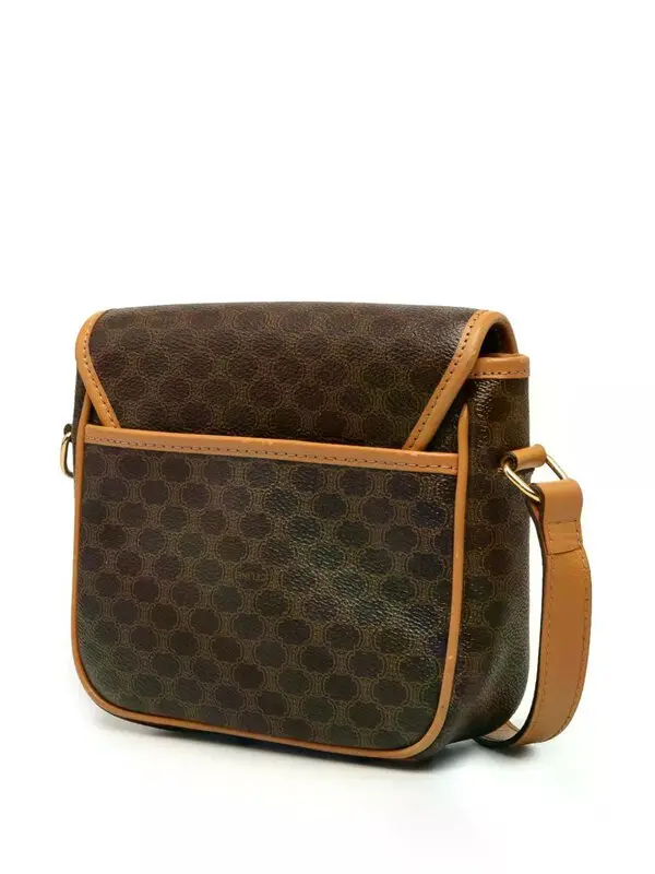 Celine 20th Century Macadam Coated Canvas Crossbody Bag