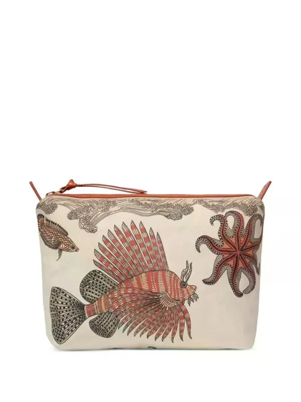 INOUI EDITIONS City Tasca Poseidon-print Makeup Bag