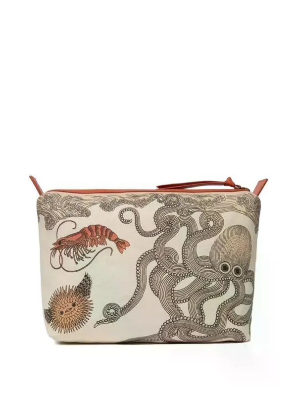 INOUI EDITIONS City Tasca Poseidon-print Makeup Bag