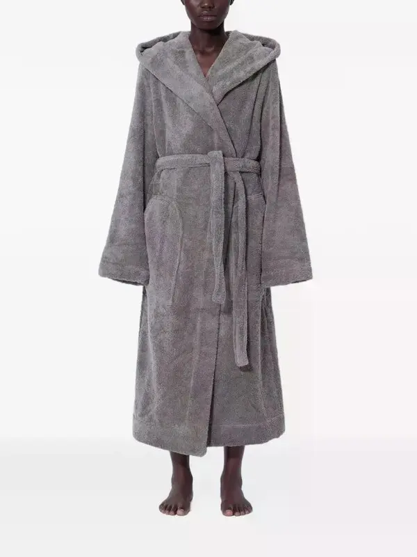 Rick Owens Hooded Terry-cloth Bathrobe