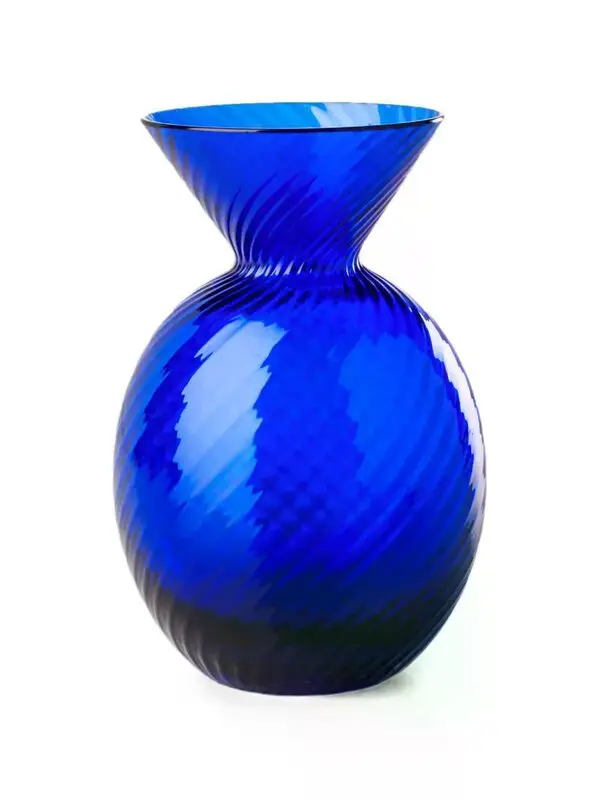 VENINI 2017 Gemme Spiral-ribbed Glass Vase