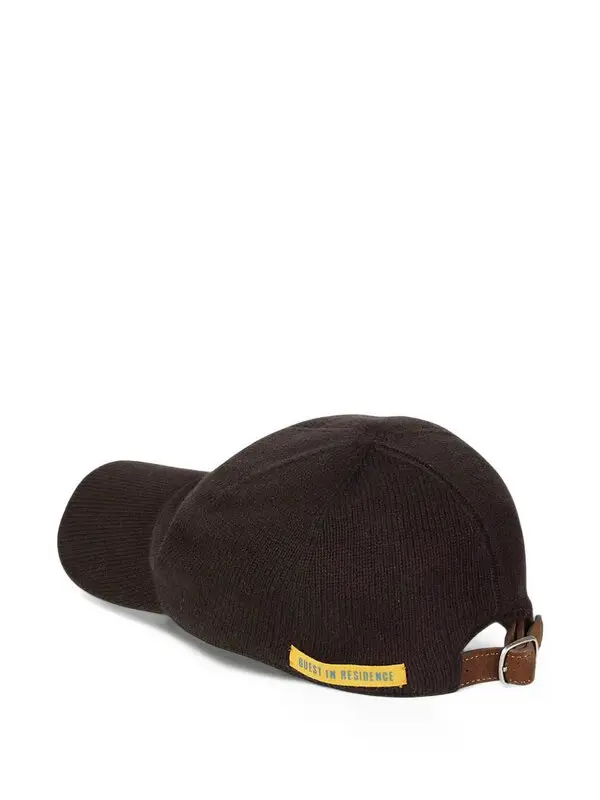 Guest In Residence Knitted Wool Baseball Cap