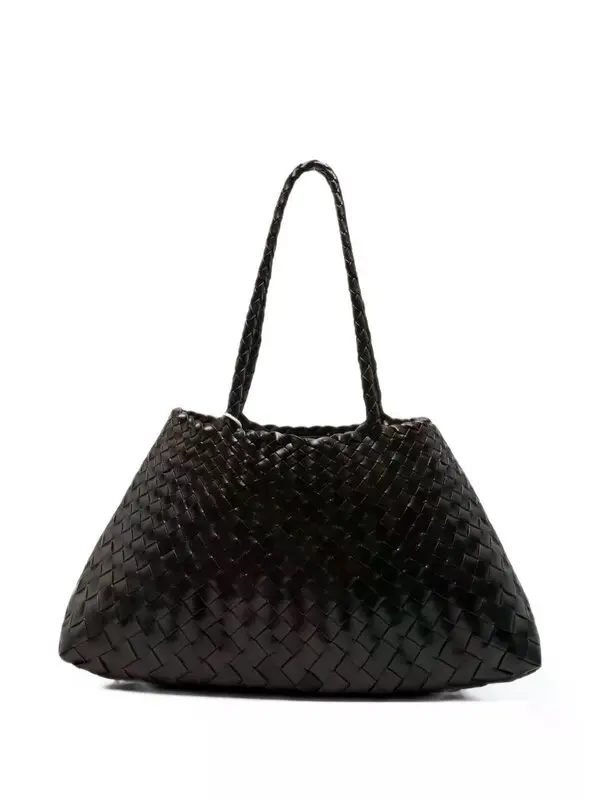 Dragon Diffusion Big Santa Croce Woven Leather Tote Bag