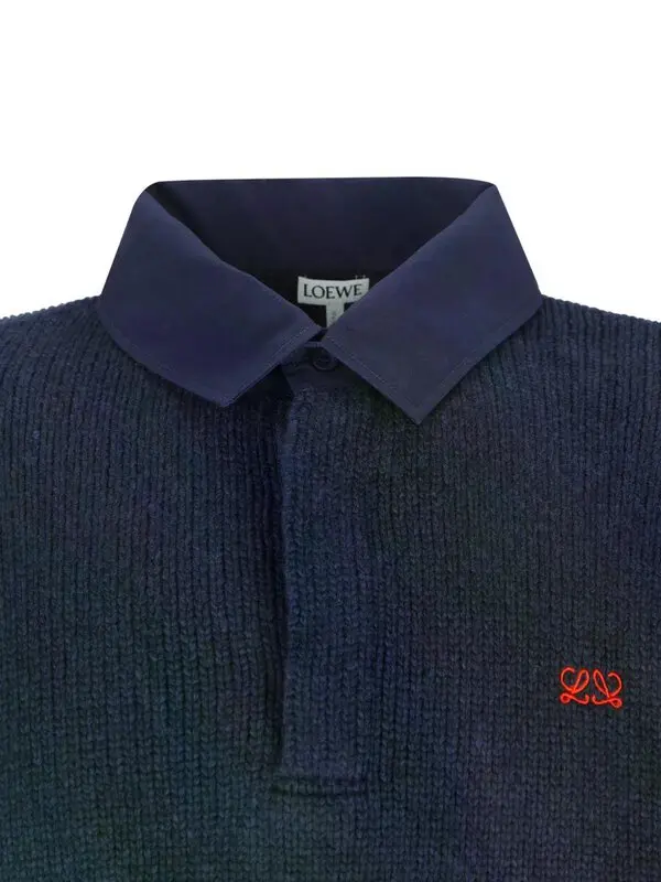 Loewe Polo Sweater In Wool