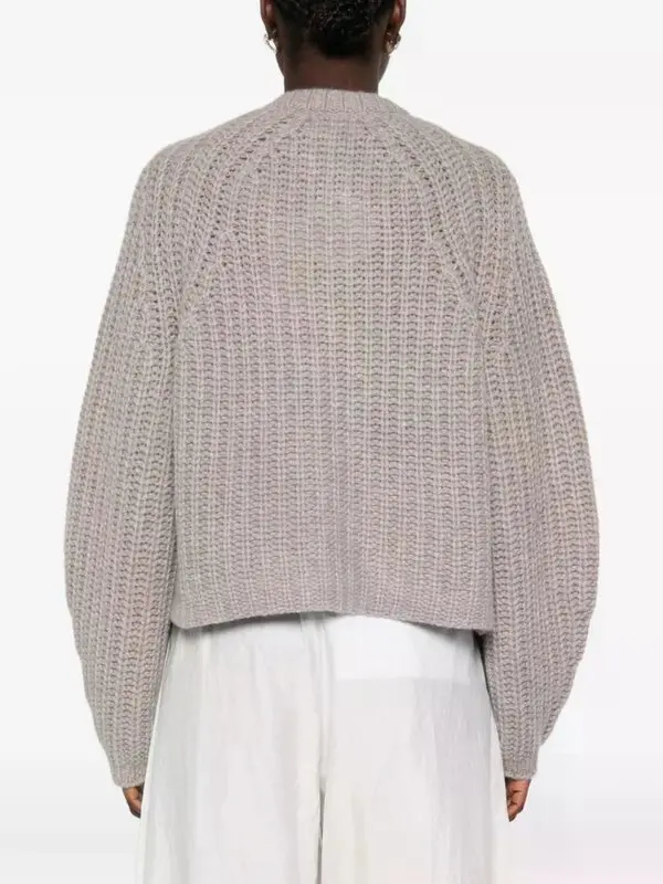 FTC Chunky-knit Buttoned Cardigan