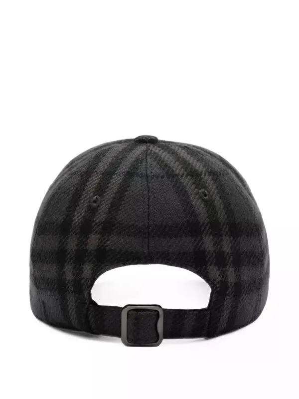 Burberry Check Wool Baseball Cap