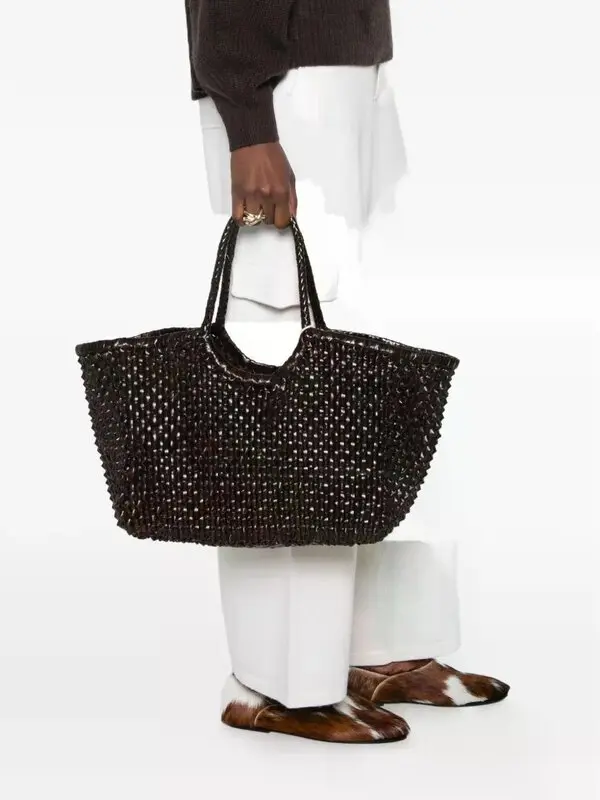 Dragon Diffusion Nantucket Cactus Woven Tote Bag