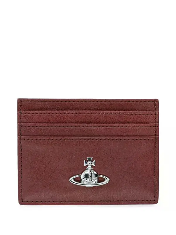 VIVIENNE WESTWOOD Flat Card Holder - Brown