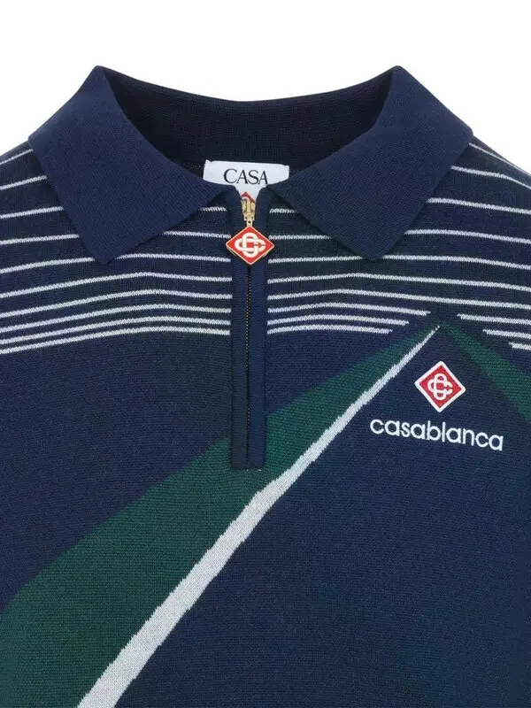 Casablanca Logo-detail Polo Shirt