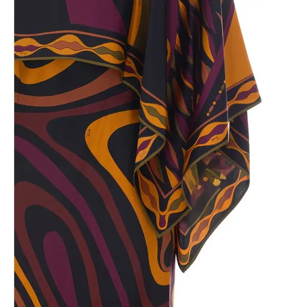 Emilio Pucci Marmo Print Dress - Multicolor