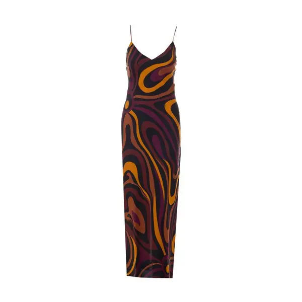 Emilio Pucci Marmo Print Dress - Multicolor