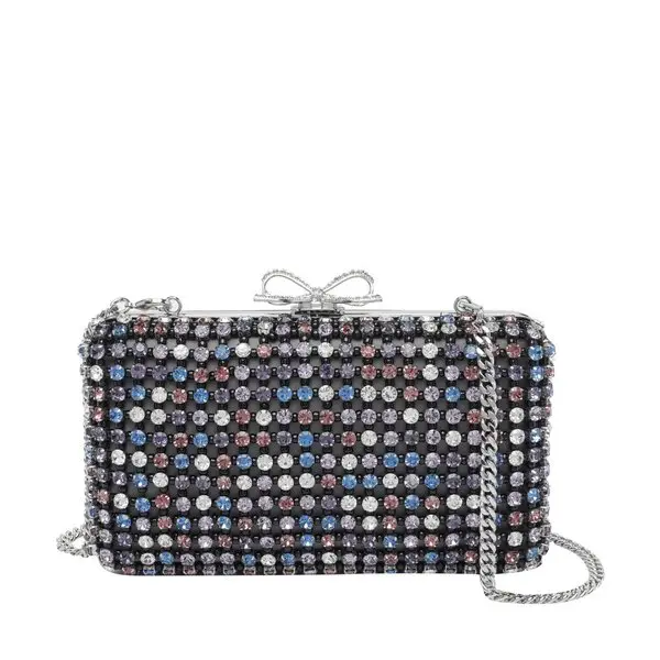 SELF-PORTRAIT Multi Crystal Clutch