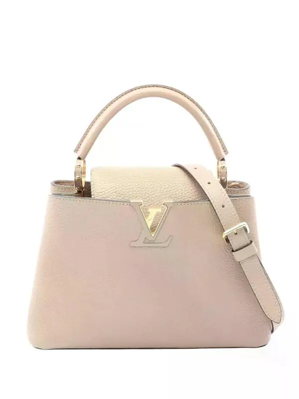 LOUIS VUITTON 2021-2026 Taurillon Capucines Bb Satchel