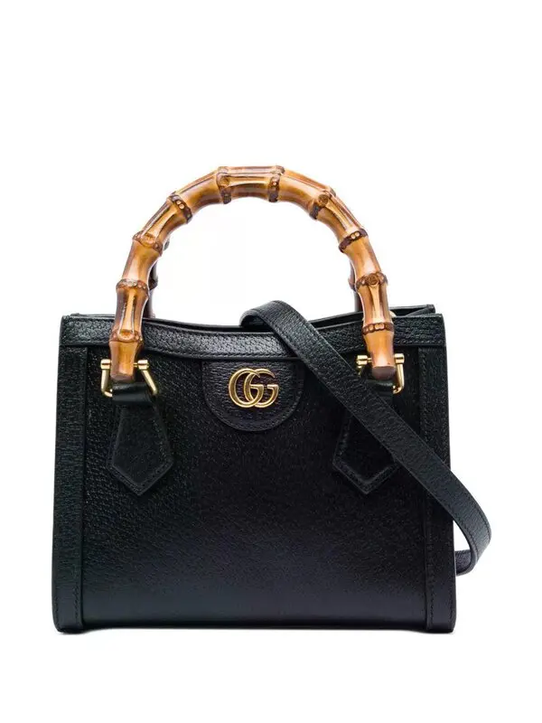Gucci 2016-2026 Small Calfskin Bamboo Diana Satchel