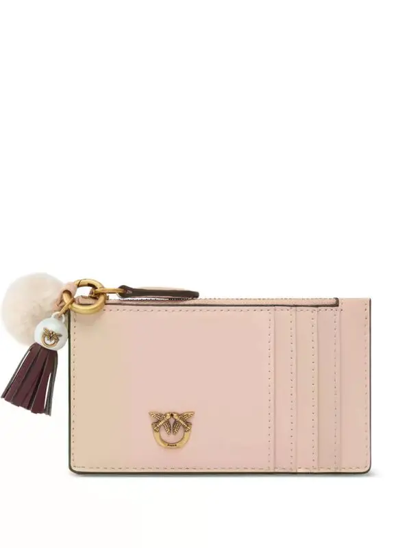 Pinko Love Birds Cardholder - Neutrals