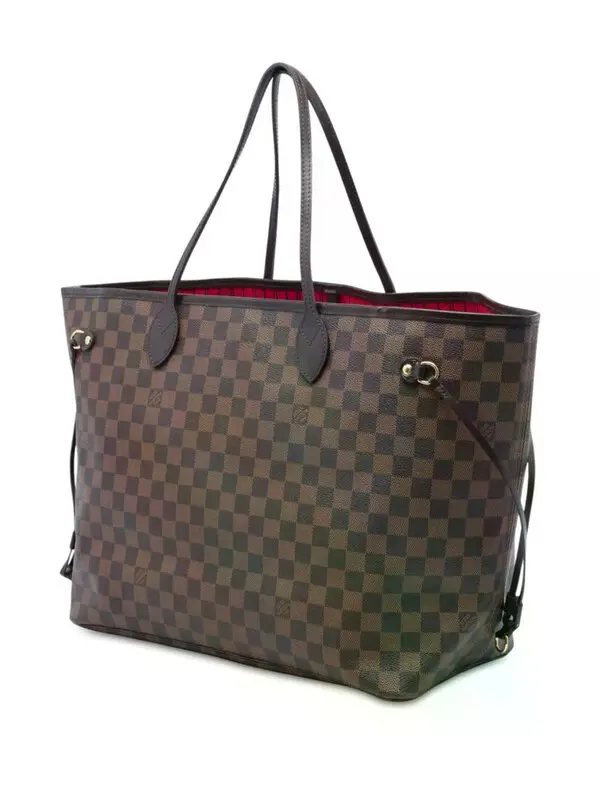 LOUIS VUITTON 2017 Damier Ebene Neverfull Gm Tote Bag