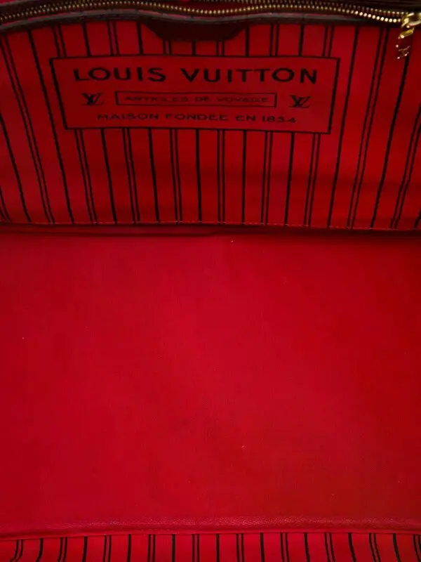 LOUIS VUITTON 2017 Damier Ebene Neverfull Gm Tote Bag