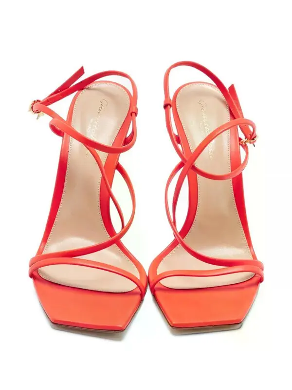 GIANVITO ROSSI Manilla Square-toe Sandals