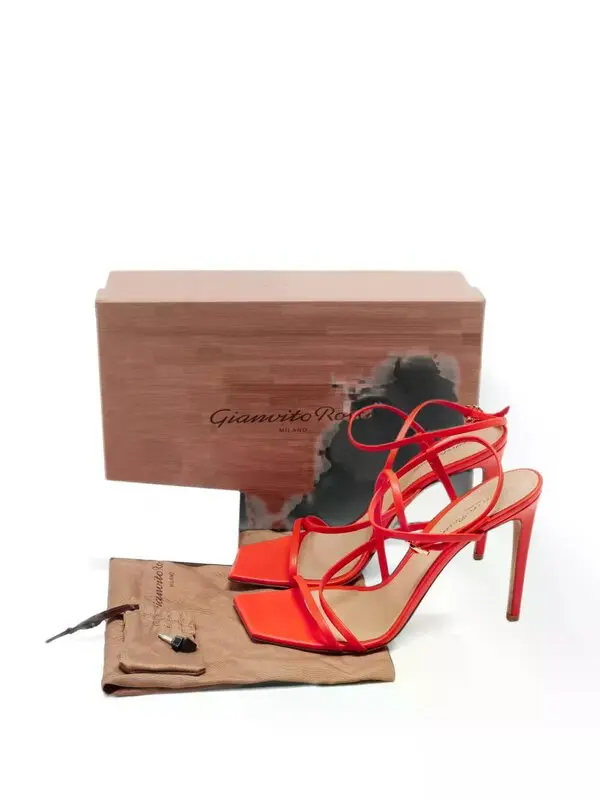 GIANVITO ROSSI Manilla Square-toe Sandals