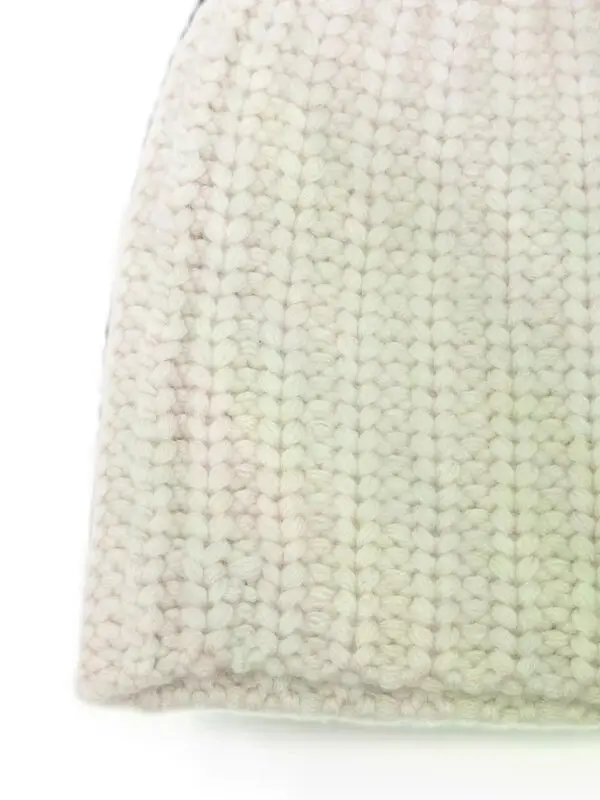 LISKA Michaela Chunky-knit Beanie Hat - White