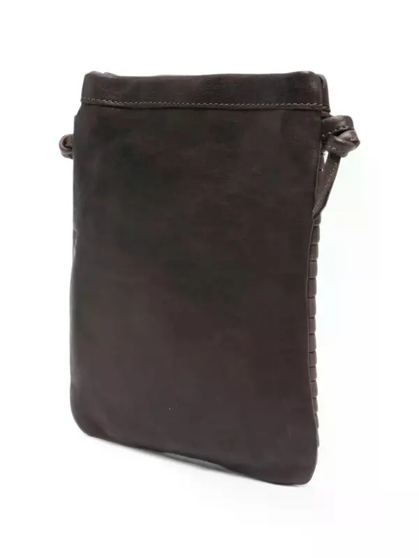 SOMMET Mini Paloma Rows Pleated Leather Shoulder Bag