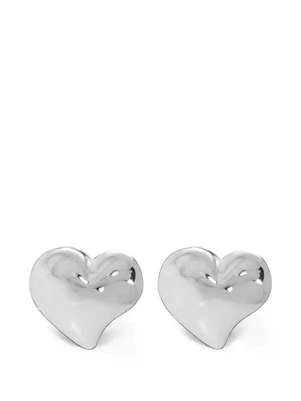 Kate Spade New York Heart-shaped Earrings - Silver