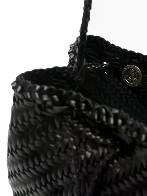 Dragon Diffusion Pompom Double Jump Bucket Bag - Black