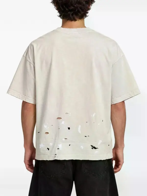 WARMAN Distressed Graphic-print T-shirt