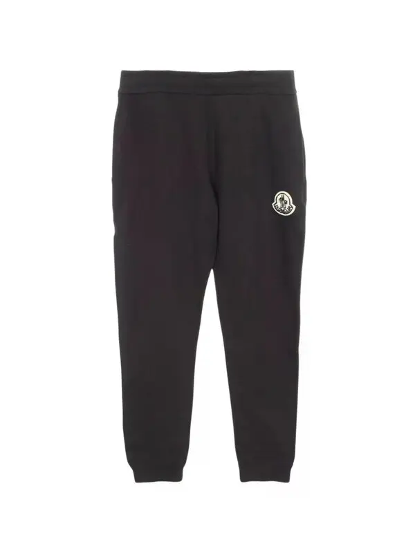 Moncler 2020s Logo Patch Track Pants - Black