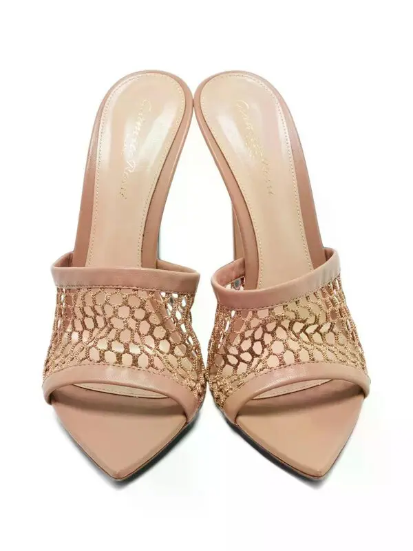 GIANVITO ROSSI Alisia Mesh Sandals