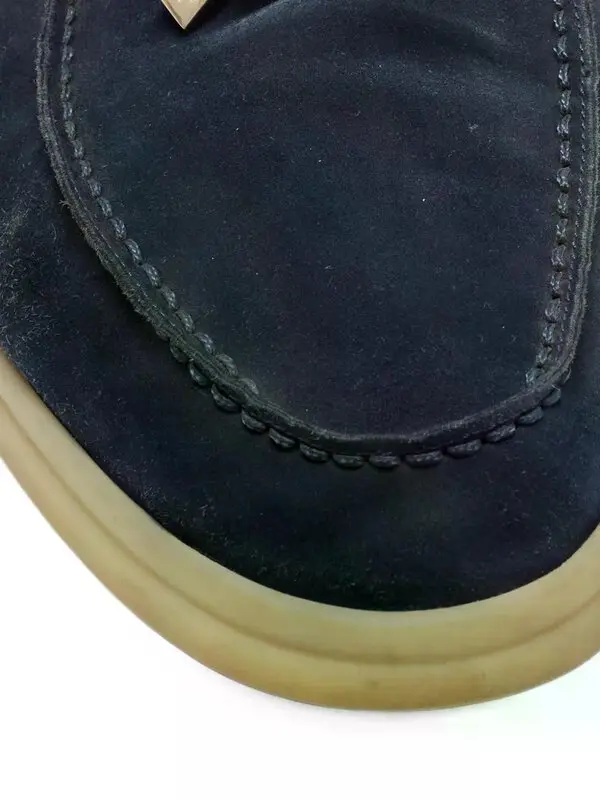 Loro Piana Summer Walk Suede Loafers