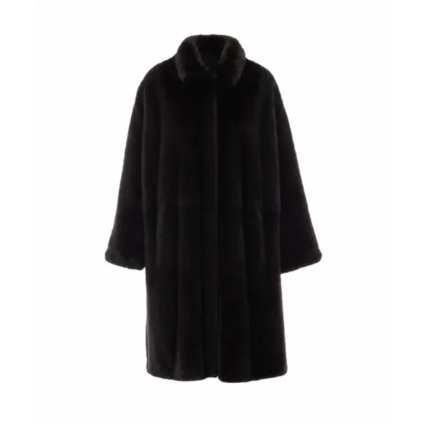 YVES SALOMON Reversible Parka - Black