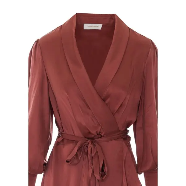 Zimmermann Wallet Midi Dress - Pink