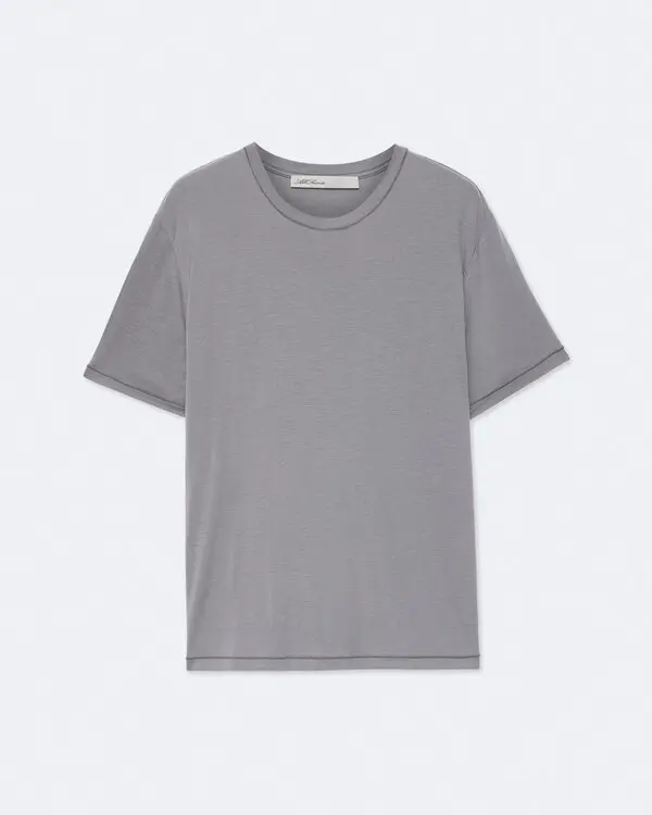ALLSAINTS Kira Regular-fit Wool-blend T-shirt - Grey