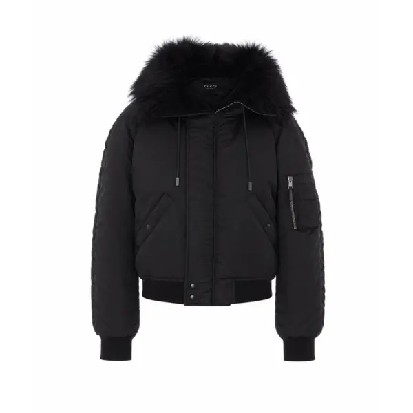 Gucci Padded Bomber - Black