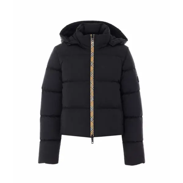 Burberry Check Trim Down Jacket