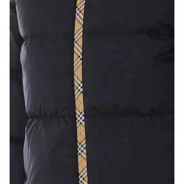 Burberry Check Trim Down Jacket