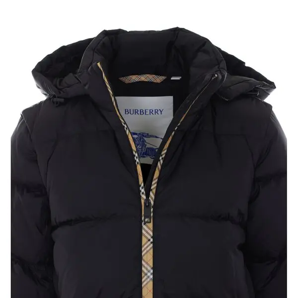 Burberry Check Trim Down Jacket