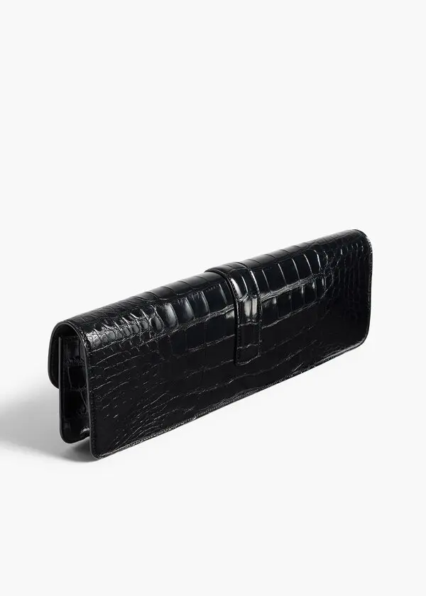 Khaite Blake Long Clutch In Alligator