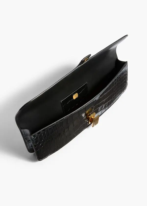 Khaite Blake Long Clutch In Alligator