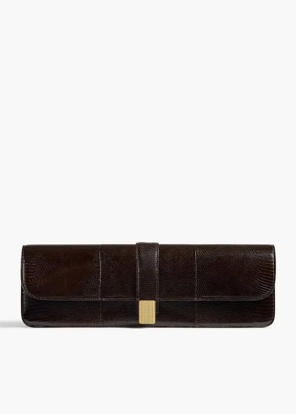 Khaite Blake Long Clutch In Lizard